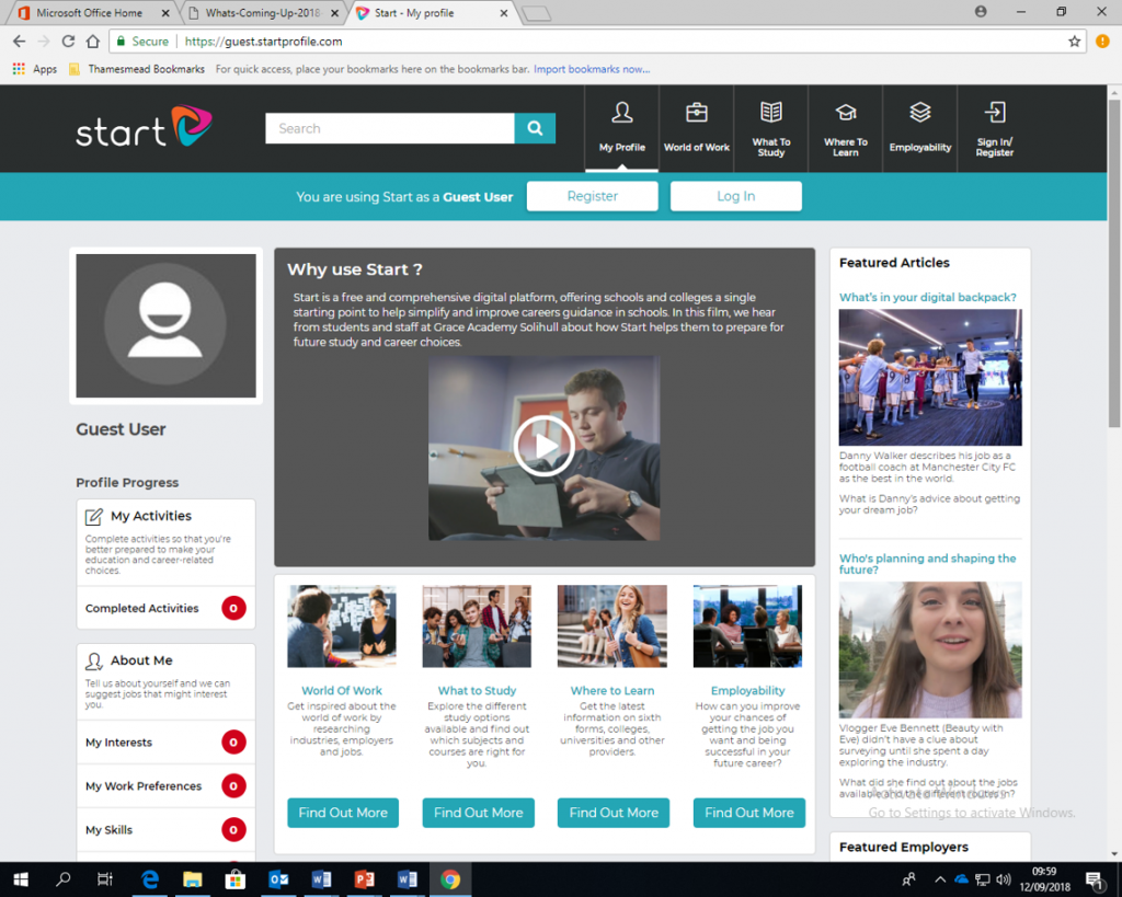 Careers Tools | Thamesmead School