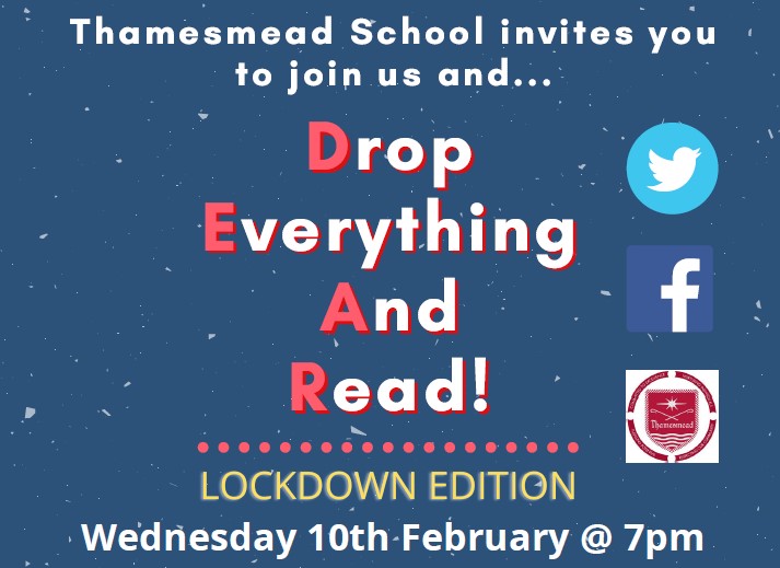 DEAR – Drop Everything And Read – 10th February | Thamesmead School